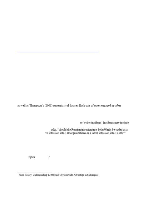 Codebook For The Dyadic Cyber Incident And Campaign Dataset Version 2