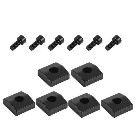 2 Sets Electric Guitar Tremolo Bridge String Locking Nut Clamp And Hex