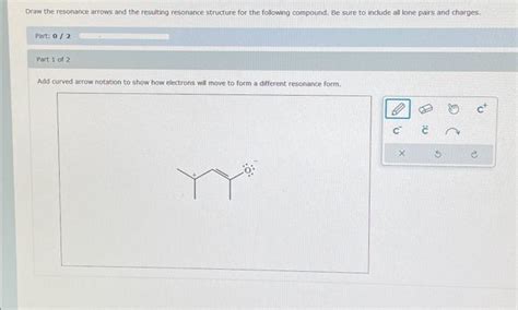 Solved Draw The Resonance Arrows And The Resulting Resonance Chegg