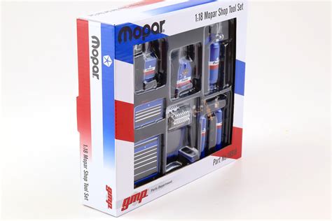 118 Gmp Mopar Shop Tool Set 1 Diorama Zubehör Blue 18918 Ebay