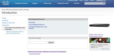 Electronically Stored Cisco 5700 Series Wireless LAN Controller