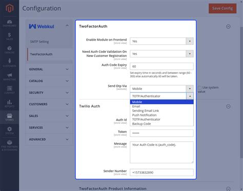 Magento 2 Two Factor Authentication Customer Otp Validation Extension Webkul
