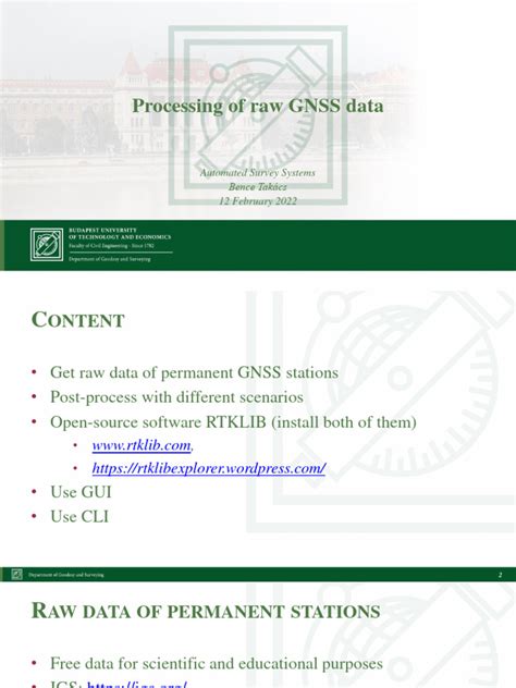 rtklib processing of raw gnss data pdf command line interface