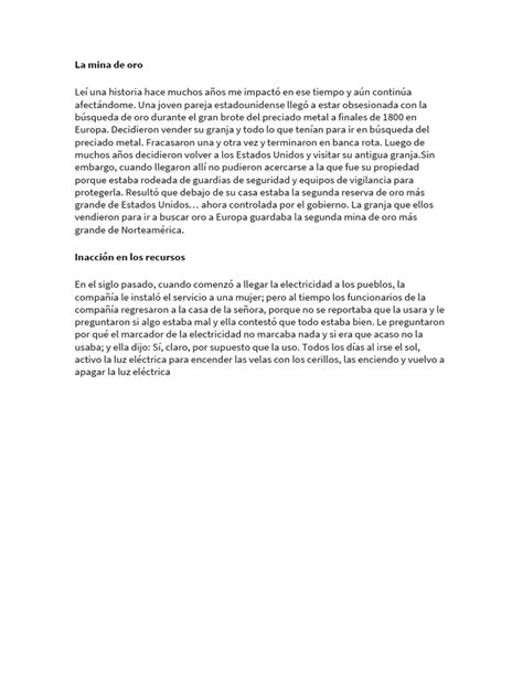 La Mina De Oro Pdf