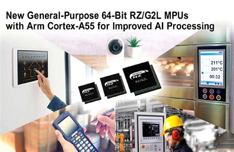 General Purpose 64 Bit Microprocessors With Arm Cortex A55 Technology For Improved Ai Processing