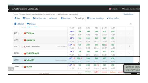 sajjad hossen on linkedin green rating 801 on atcoder delighted