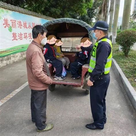 港口交警持续加大三轮车管控力度 净化辖区道路交通环境违法整治非法