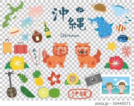沖繩可愛插圖素材 插圖素材 50440571 PIXTA圖庫