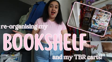 Organise My Bookshelf Tbr Carts With Me Youtube