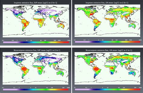 Seasonal Variations Of Biogenic Emissions Download Scientific Diagram