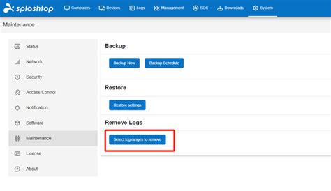 Remove Splashtop On Prem Logs Splashtop On Prem Support