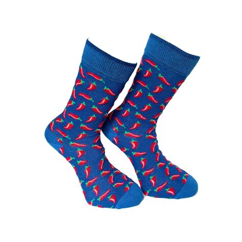 Red Hot Chilli Pepper Mens Socks Novelty Funky Fun Etsy