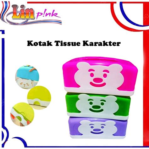 Jual LP Kotak Tissue Plastik Kotak Tissue Tempat Tisu Karakter