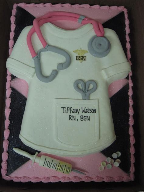 Nursing Graduation Cakes Nursing Cake Graduation Cookies Bsn Nursing