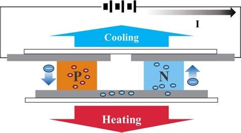 Principle Of The Peltier Effect In The Thermoelectric Module Download