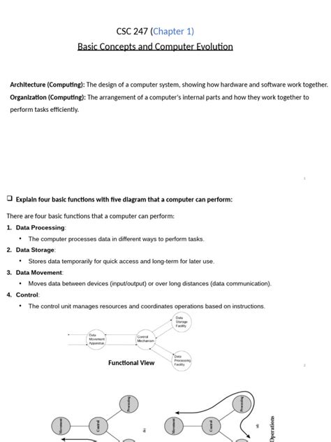 Csc 247 Class Lecture Pdf Central Processing Unit Inputoutput