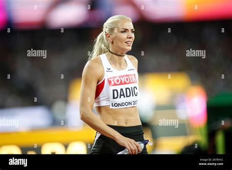 Ivona Dadic Participating In The Heptathlon At The World Athletics