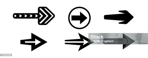 검정 화살표 벡터의 선택입니다 비즈니스 디자인 요소 인포그래픽 아이콘 흑백 포인터입니다 격리된 라이트 배경입니다 0명에 대한 스톡 벡터 아트 및 기타 이미지 Istock