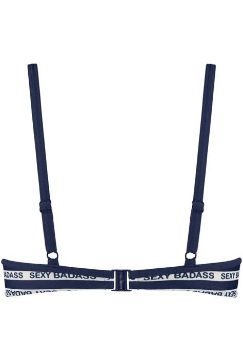 Sexy Badass Push Up Bikini Blau Und Weiß Marlies Dekkers Designer Dessous