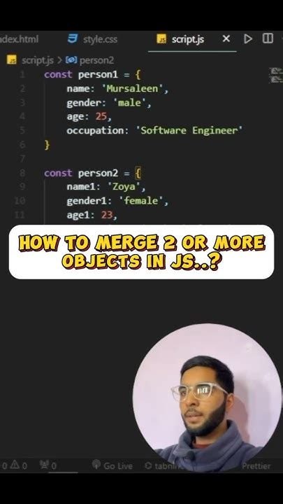 How To Merge 2 Or More Objects In Single Object In Js 🤯🔥 Javascript