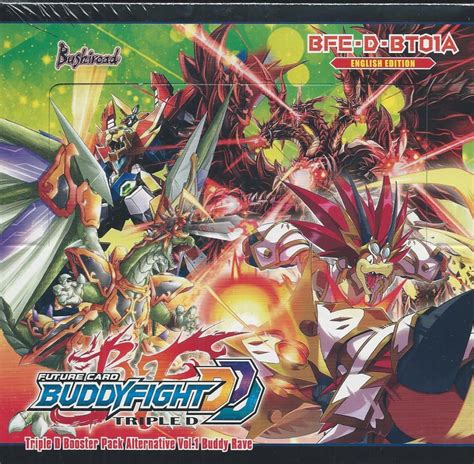 Future Card Buddyfight Triple D Buddy Rave 30 Pack Alternative Booster