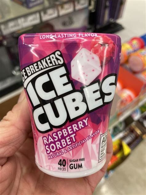 Grocery Store Icebreakers Ice Cube Gum Editorial Photography Image Of