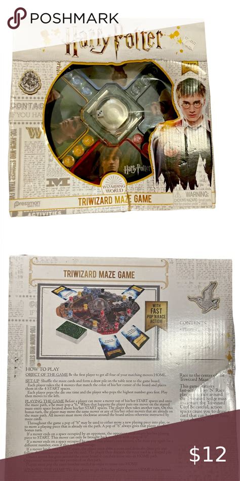 Harry Potter Tri Wizard Board Game Good Condition Harry Potter