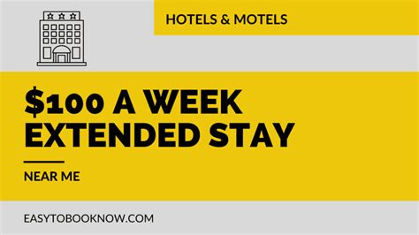 Best 100 A Week Extended Stay Near Me Hotels And Motels