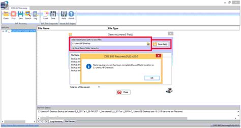 bkf recovery to recover and restore corrupt bkf backup file