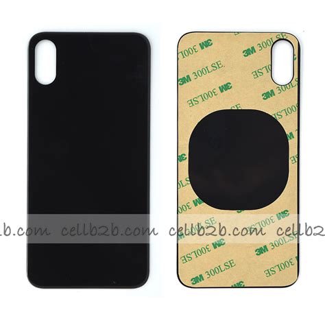 Tapa Trasera Iphone X Negro CELLB2B
