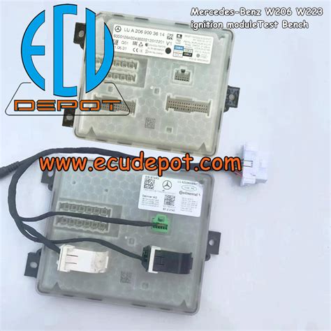 Mercedes Benz W223 S Klasse W206 C Klasse Car Ignition Steuergerat Control Module Test Bench