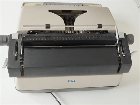 IBM Model D Vintage Electric Typewriter In Original Grey Color Switzerland C Etsy