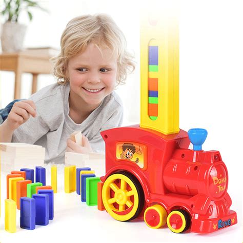 Automatically Place Domino Block Train Car Sound L Vicedeal