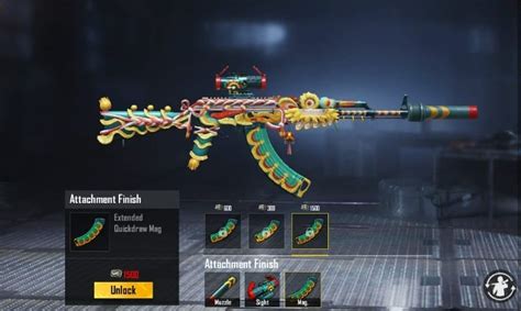 Skin Imlek Ghillie Dragon AKM PUBG Mobile Hadir Di Lucky Spin Dapatkan