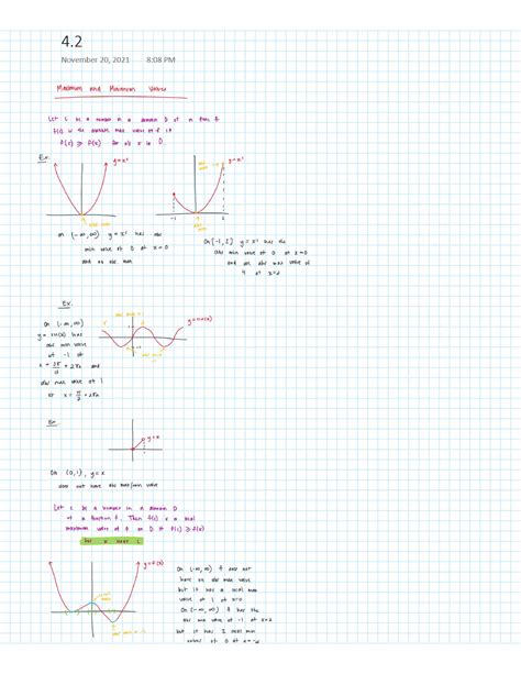 Calculus Lecture Notes MATH Studocu