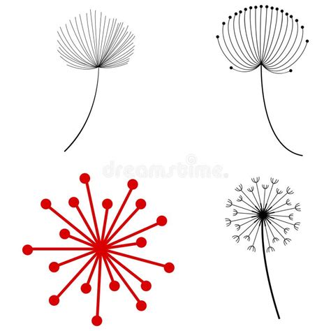 Dandelion Icon Vector Stock Illustration Illustration Of Blue 281141900