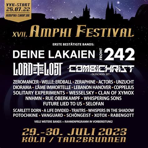 Amphi Festival days Köln Nordrhein Westfalen Germany Concerts