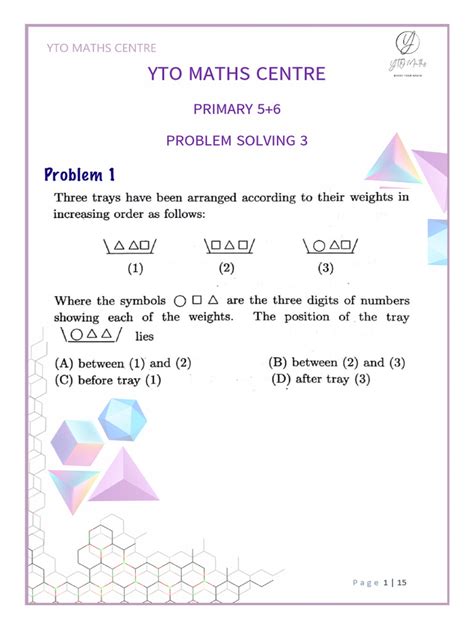 primary 5 6 problem solving 3 q pdf