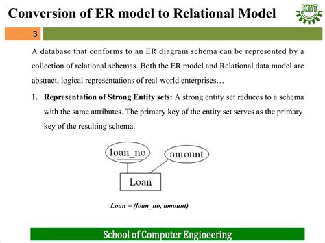 Dbms 10 Conversion Of ER Model To Relational Model PPT