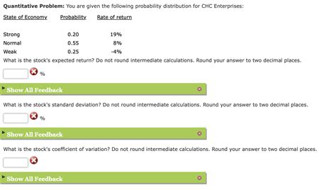 Solved Quantitative Problem You Are Given The Following