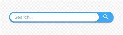Premium Vector Search Bar Web Element With Text Field And Search Button Search Navigator