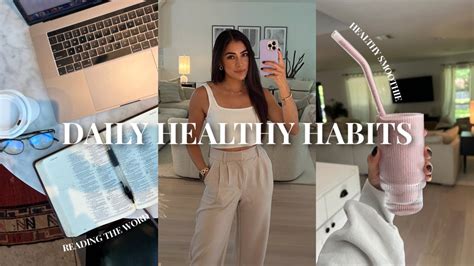 Daily Healthy Habits Productivity Fitness Health Tips YouTube
