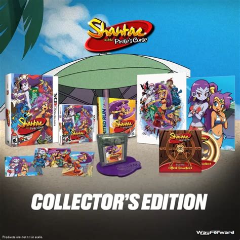 Shantae And The Pirates Curse 3ds Collectors Edition Limited Run
