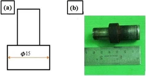 A Schematic Diagram Of Pin Less Fsp Tool B Actual Image Of Pin Less