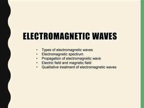 Electromagnetic Wave Theory Ppt Pptx