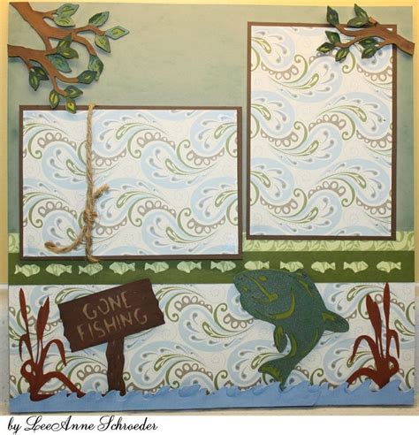 A Page I Made For My Sister In Law For The Cabin Scrapbook Pictures