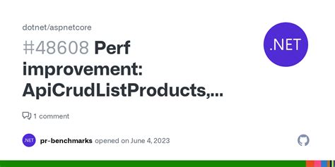 Perf Improvement ApiCrudListProducts ApiCrudListProducts Issue