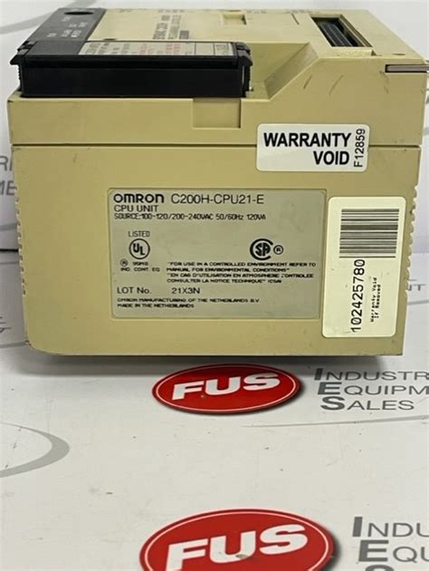 OMRON C H CPU E CPU Unit FUS Industrial