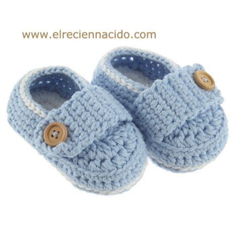 Zapatitos de crochet para bebés Preciosos patucos en forma de mocasín