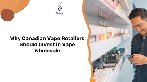Why Canadian Vape Retailers Should Invest In Vape Wholesale Black